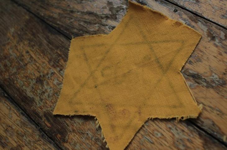 Star of David uncut JUDE from Germany Jew Jewish Holocaust patch badge