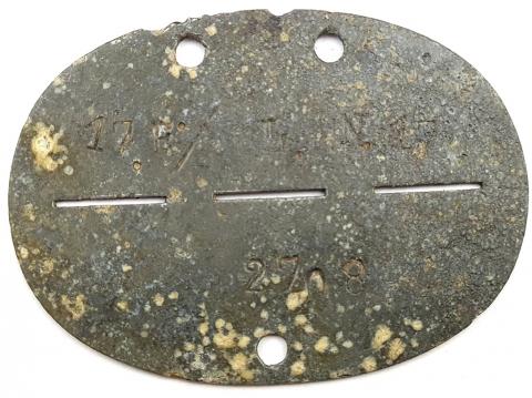 WW2 German Nazi Wehrmacht Heer relic ground dug found dogtag Soldier's ...
