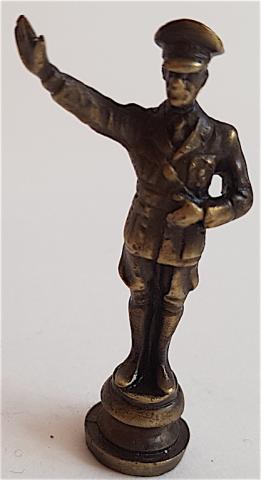 WW2 GERMAN NAZI NICE ADOLF HITLER THIRD REICH PERIOD BRASS FIGURINE