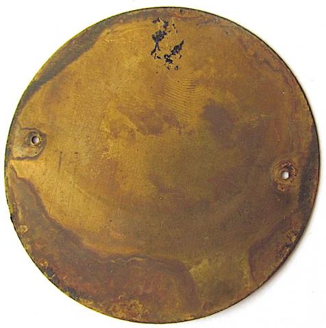 WW2 GERMAN NAZI RARE METAL PLATE FROM MAUSER GUN CASE 98K PISTOLE ...