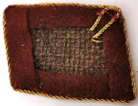 WW2 GERMAN NAZI HIGH RANK NSDAP OFFICER COLLAR TAB SET TUNIC REMOVED ...