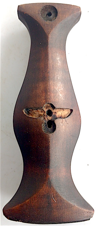 WW2 GERMAN NAZI NSKK N.S.K.K OR SA NICE WOODEN HANGER GRIP DAGGER PART