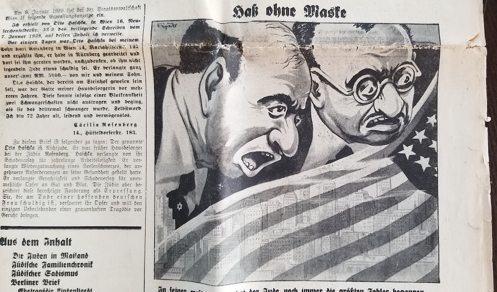 WW2 GERMAN NAZI RARE MOST INFAMOUS ANTI-SEMITIC ANTI-JEWISH GERMAN ...