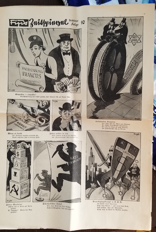 WW2 GERMAN NAZI RARE MOST INFAMOUS ANTI-SEMITIC ANTI-JEWISH GERMAN ...