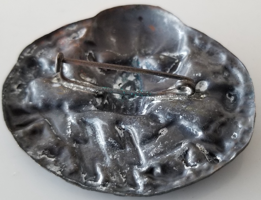 WW2 GERMAN NAZI RELIC FOUND EARLY WAR WAFFEN SS TOTENKOPF RARE PIN ...