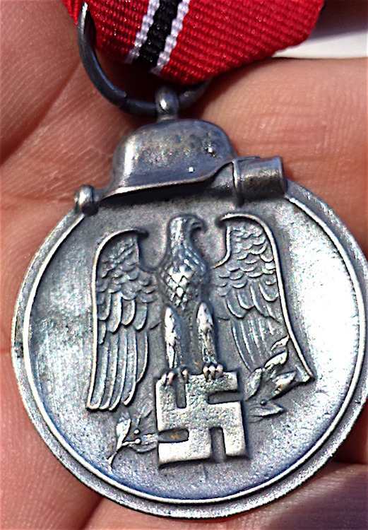 WW2 GERMAN NAZI THIRD REICH EAST FRONT SOVIET WAR MEDAL AWARD SS & WH