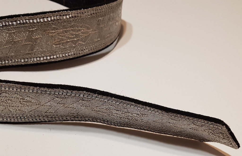 WW2 GERMAN NAZI WAFFEN SS OFFICER UNIFORM BELT WITHOUT BUCKLE