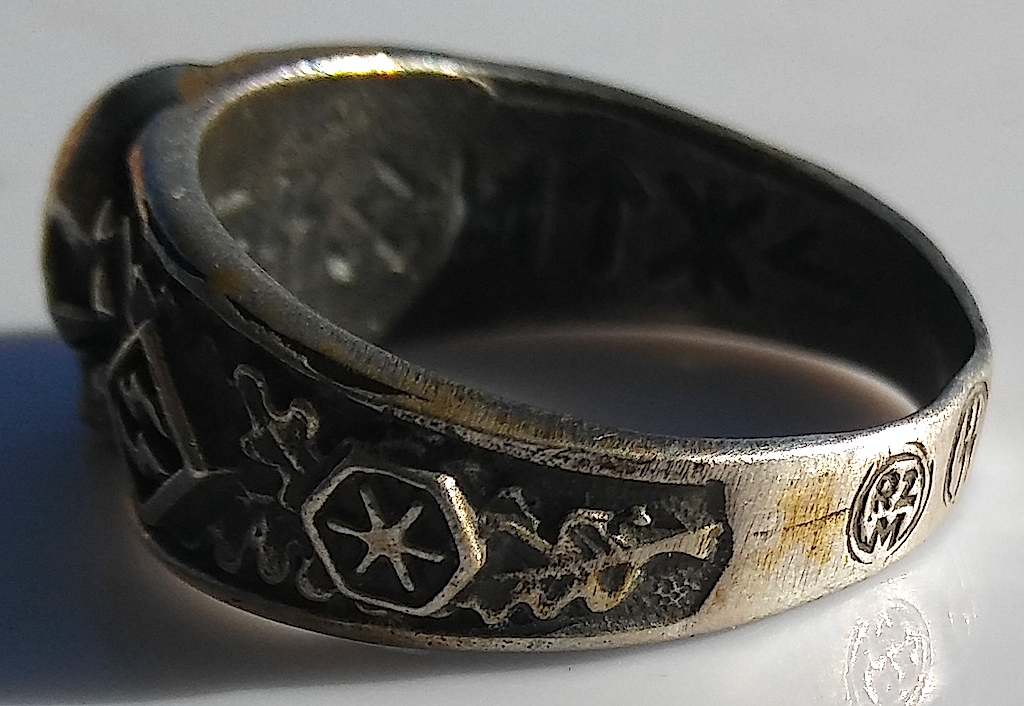 WW2 GERMAN NAZI WAFFEN SS TOTENKOPF DIVISION SKULL AMAZING ORIGINAL SS ...