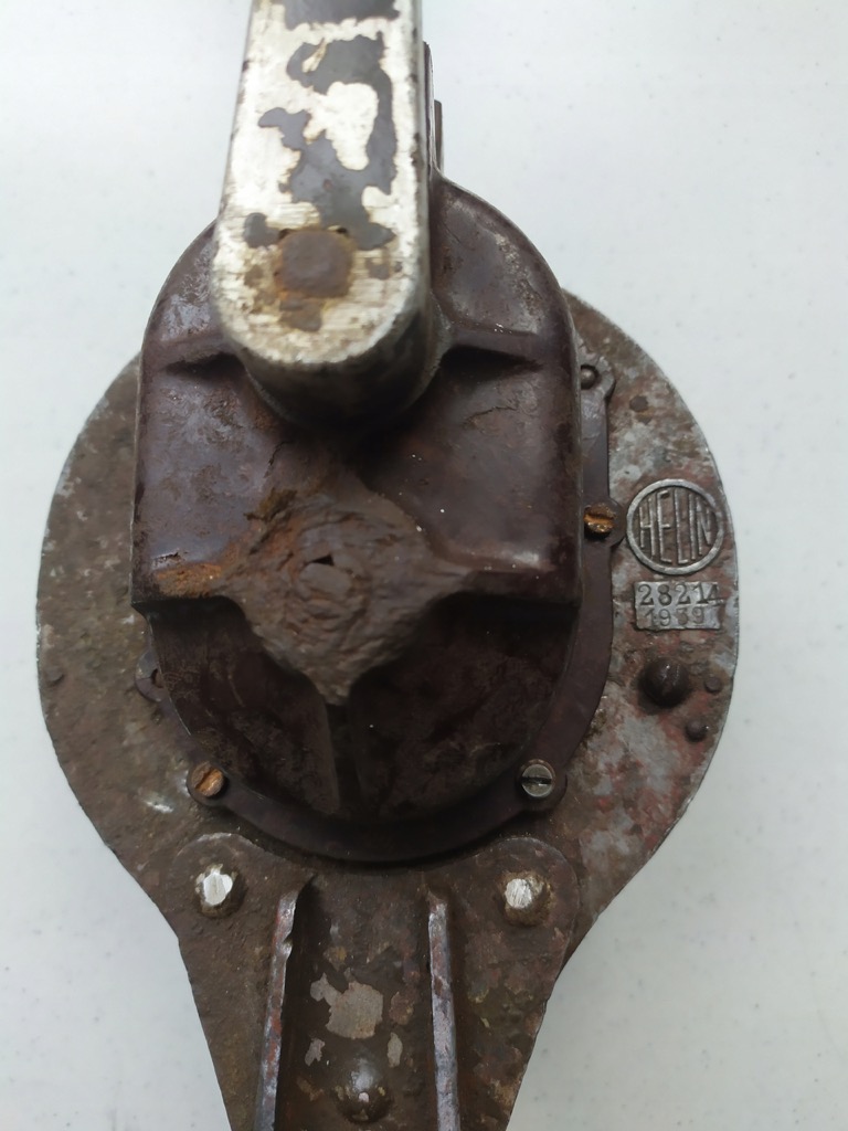 WW2 GERMAN NAZI RARE 1939 AIR ATTACK HAND OPERATED SIREN WORKING ...