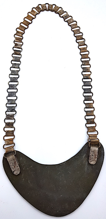 WW2 GERMAN NAZI RARE RELIC GROUND DUG FOUND WAFFEN SS GORGET MADE BY ...