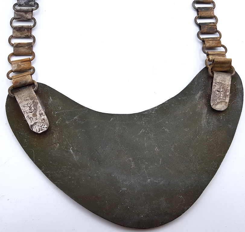 WW2 GERMAN NAZI RARE RELIC GROUND DUG FOUND WAFFEN SS GORGET MADE BY ...